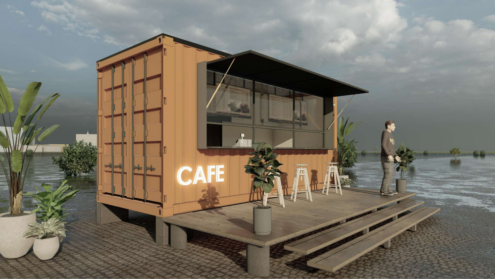 Luxury Portable Cafe & Retail Design in India | The Habitainer